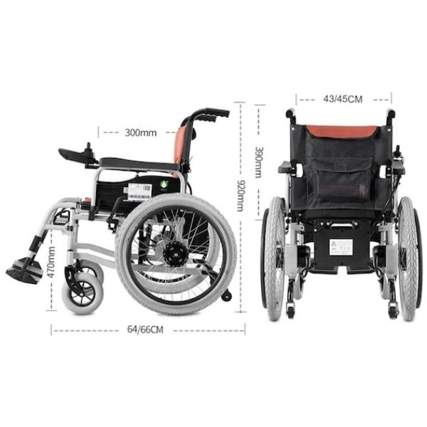 No.1 Best Self Propelled Electric Wheelchair With Manual