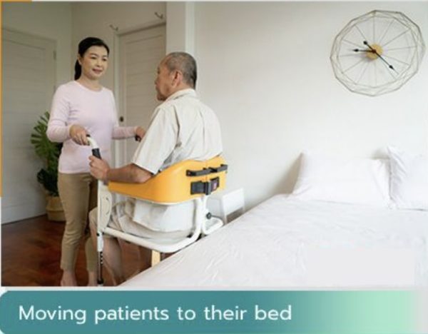 Safe Transfer Commode Over Toilet Wheelchair 120kg Capacity