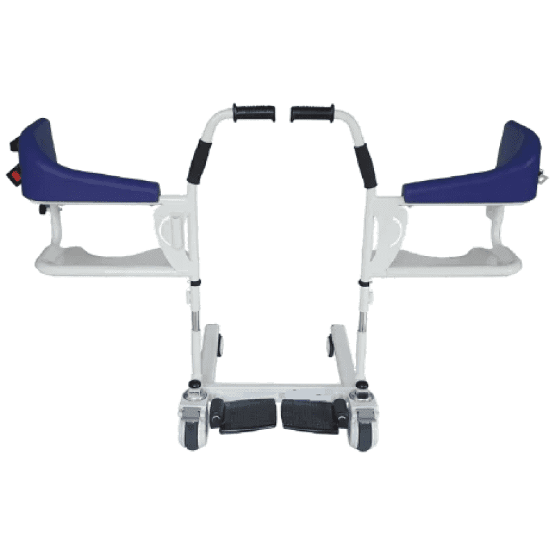 Safe Transfer Commode Over Toilet Wheelchair 120kg Capacity