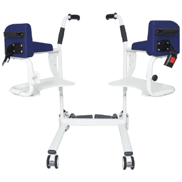 Safe Transfer Commode Over Toilet Wheelchair 120kg Capacity