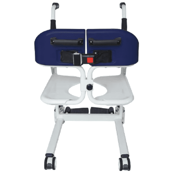 Safe Transfer Commode Over Toilet Wheelchair 120kg Capacity