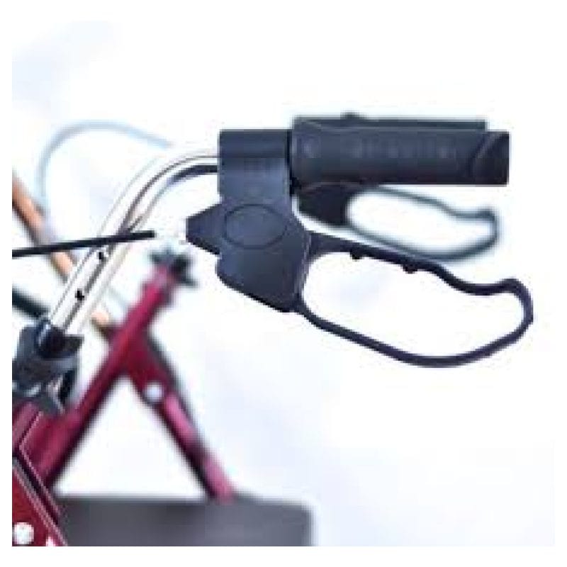 Compact Aluminium Walking Frame With Hand Brakes