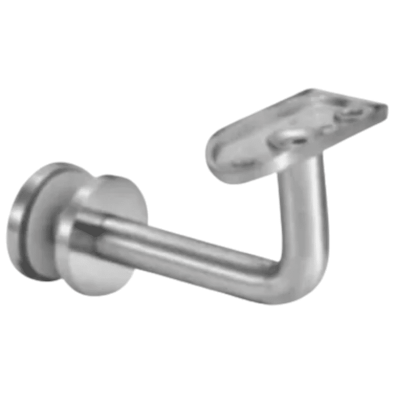 Stainless Steel Glass Mounted Bracket With Adjustable Base Height ...