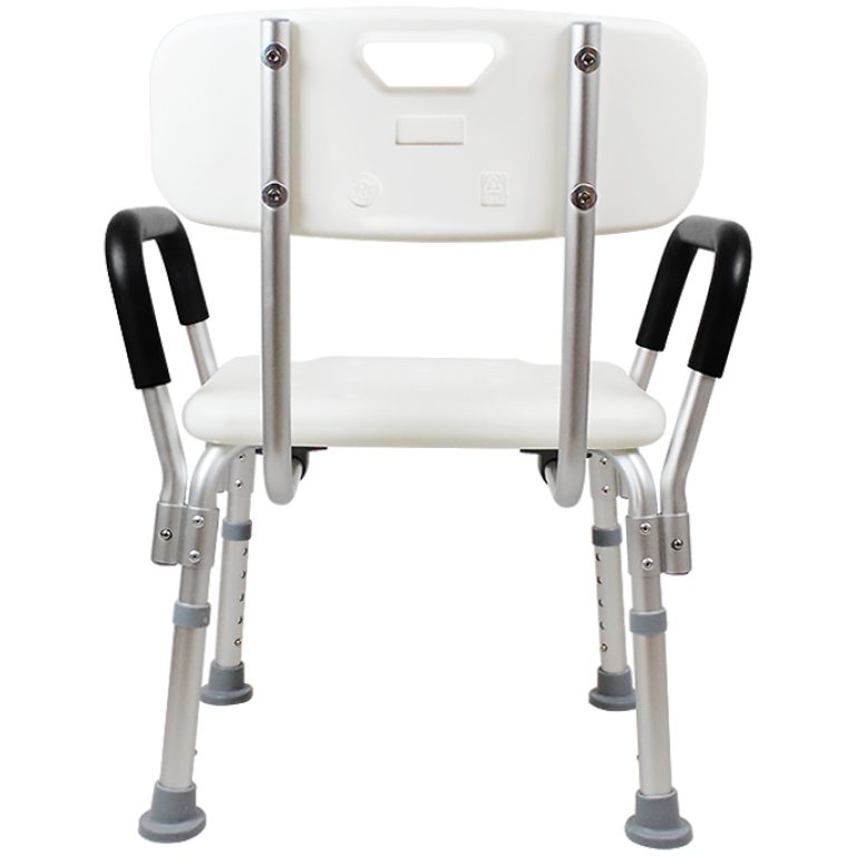 2 In 1 Shower Chair And Stool With High Quality Back Rest