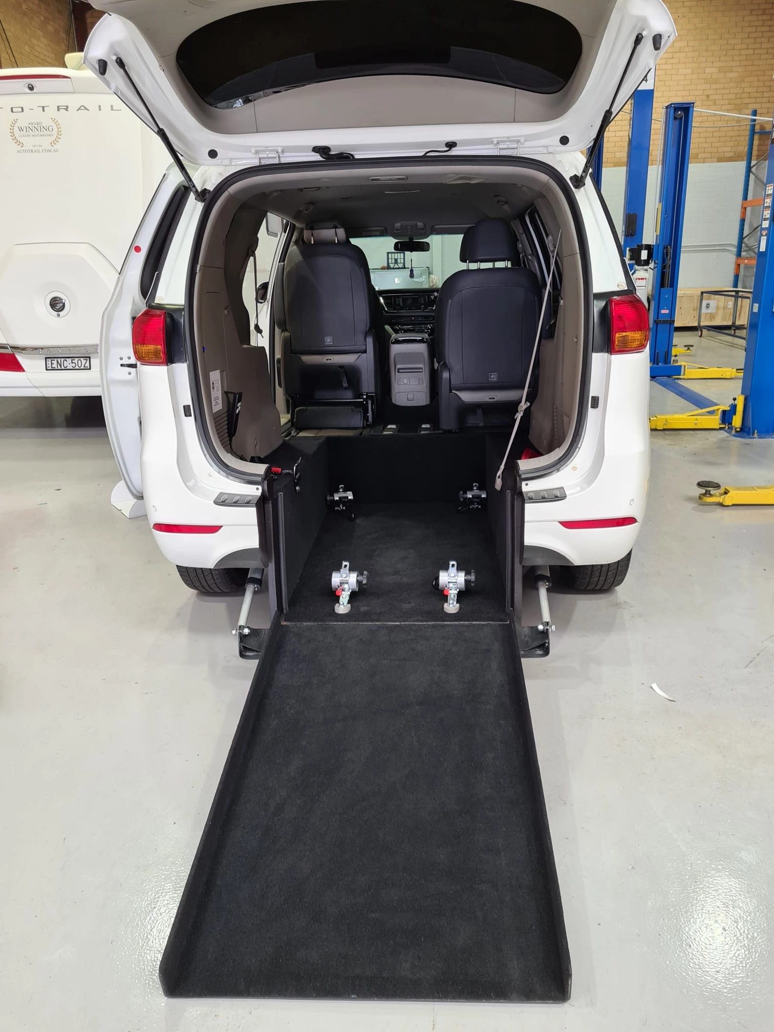 Kia 3rd Row Wheelchair Accessible Car Conversion In Dubai