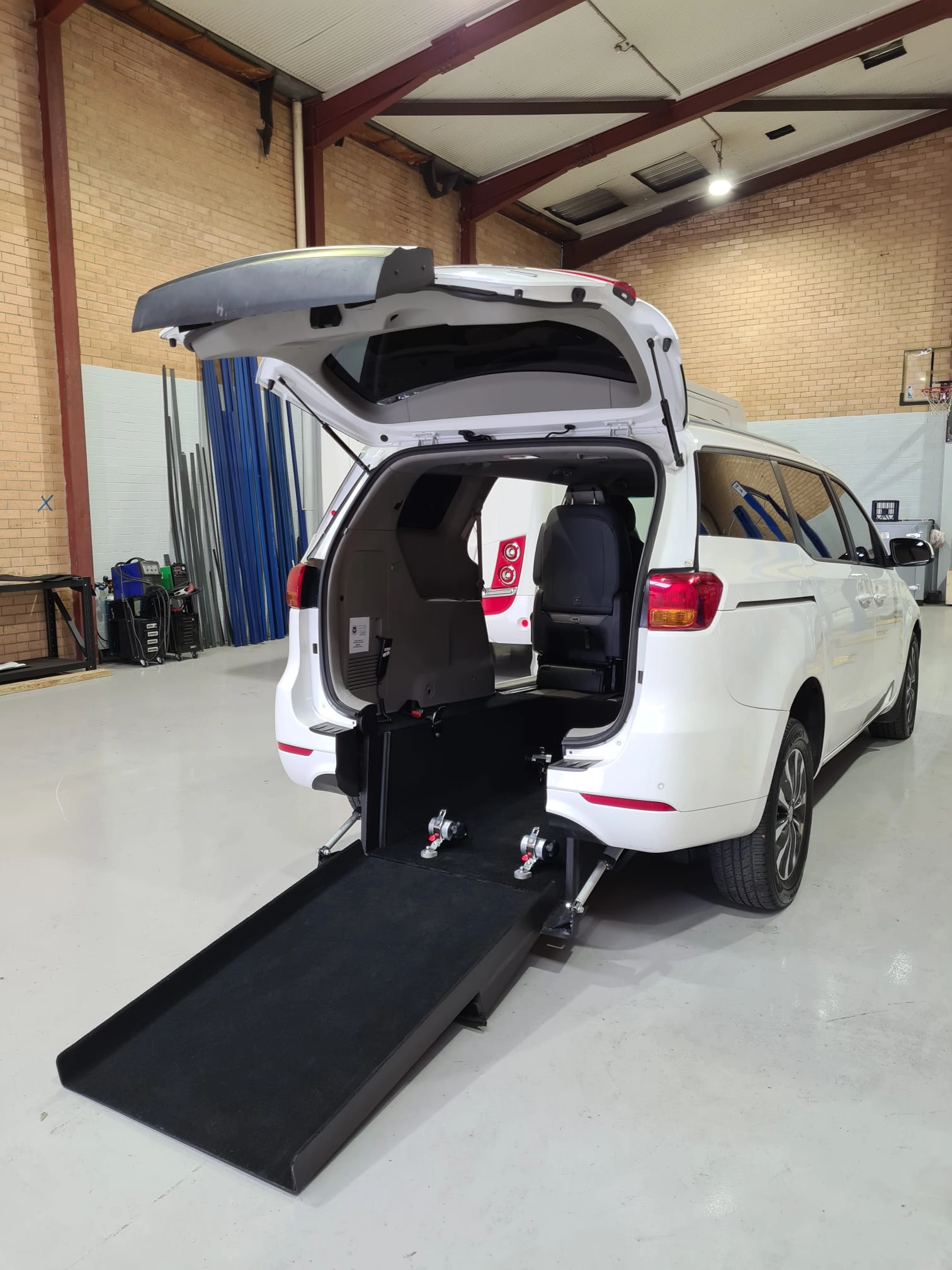 Kia 3rd Row Wheelchair Accessible Car Conversion In Dubai
