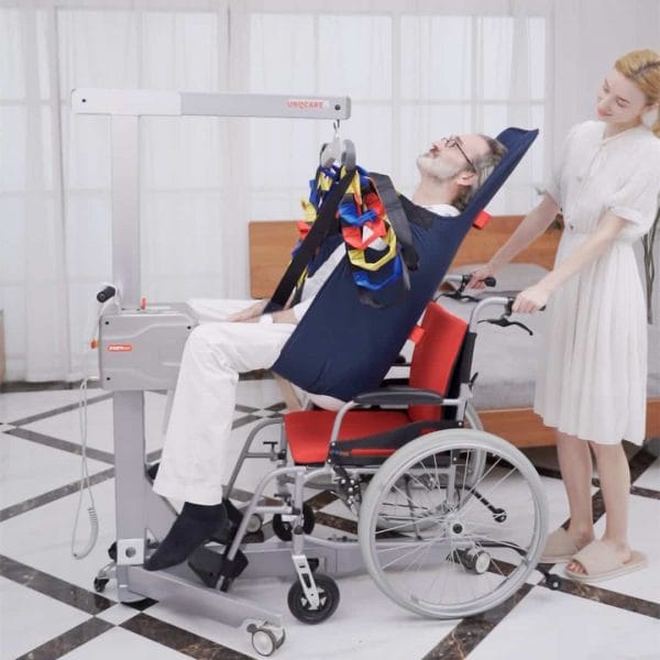 Portable Vehicle Hoist with lifter and sling Person Transport for car