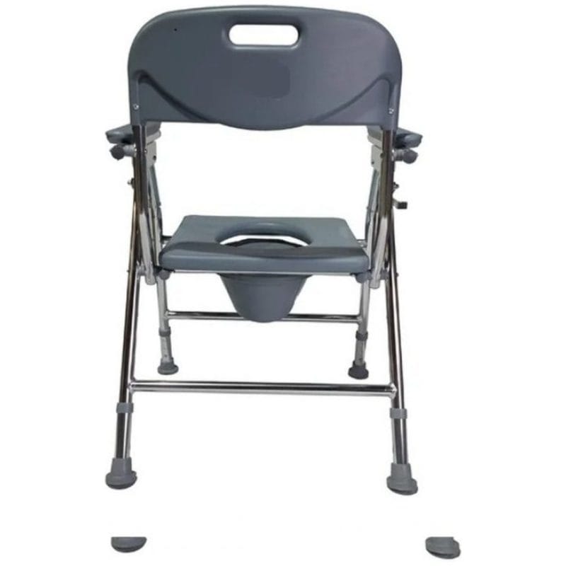 No.1 Best Adjustable Height Shower Commode Chair Bath Toilet