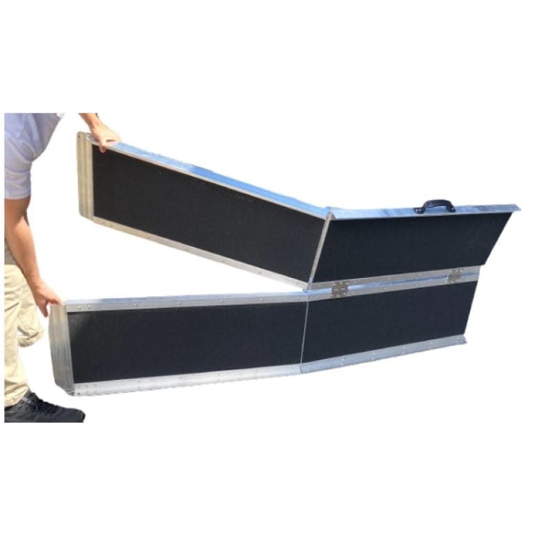 Foldable Wheelchair Ramp With Non Slip Surface In Dubai
