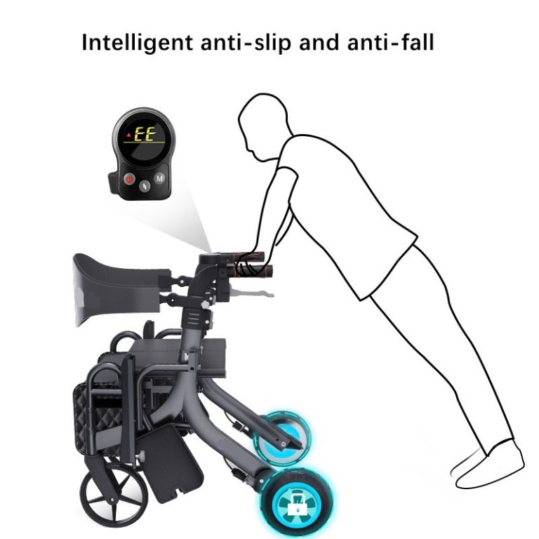 The STELLAR 5 In 1 Electric Rollator With Remote Control
