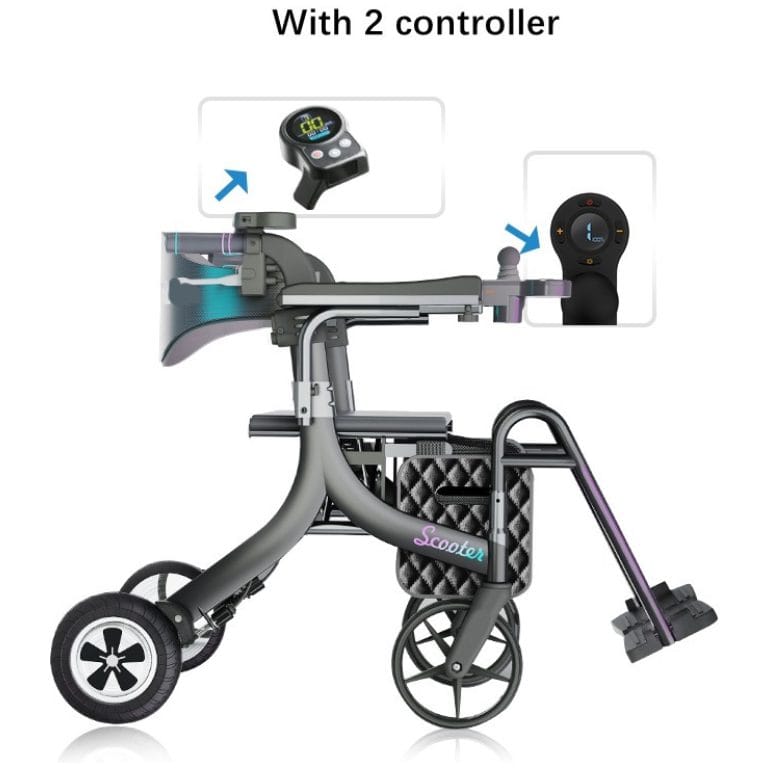 The STELLAR 5 in 1 Electric Rollator with Remote Control
