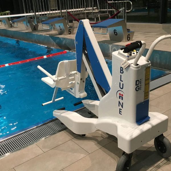 Portable Pool Lift for Swimming Pool - Blue One - Gilani Mobility