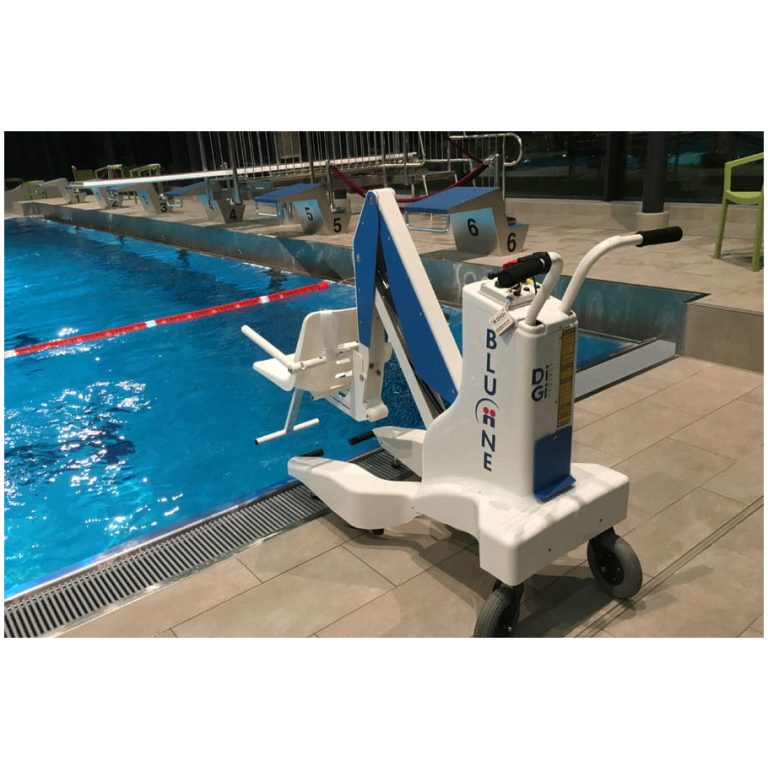 Portable Pool Lift For Swimming Pool - Blue One - Gilani Mobility
