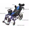 Reclining Tilting Seat Pediatric Wheelchair With Headrest And Legrests ...