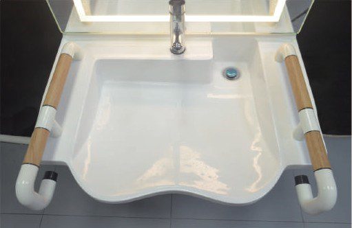 Accessible Powered Lifting Sink With Drawable Style Faucet: A Great ...