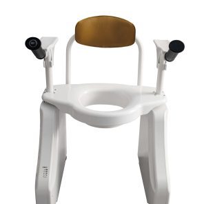2 In 1 Best Over Toilet Aid Commode Chair With Toilet Seat