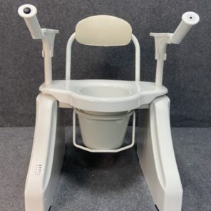 2 In 1 Best Over Toilet Aid Commode Chair With Toilet Seat