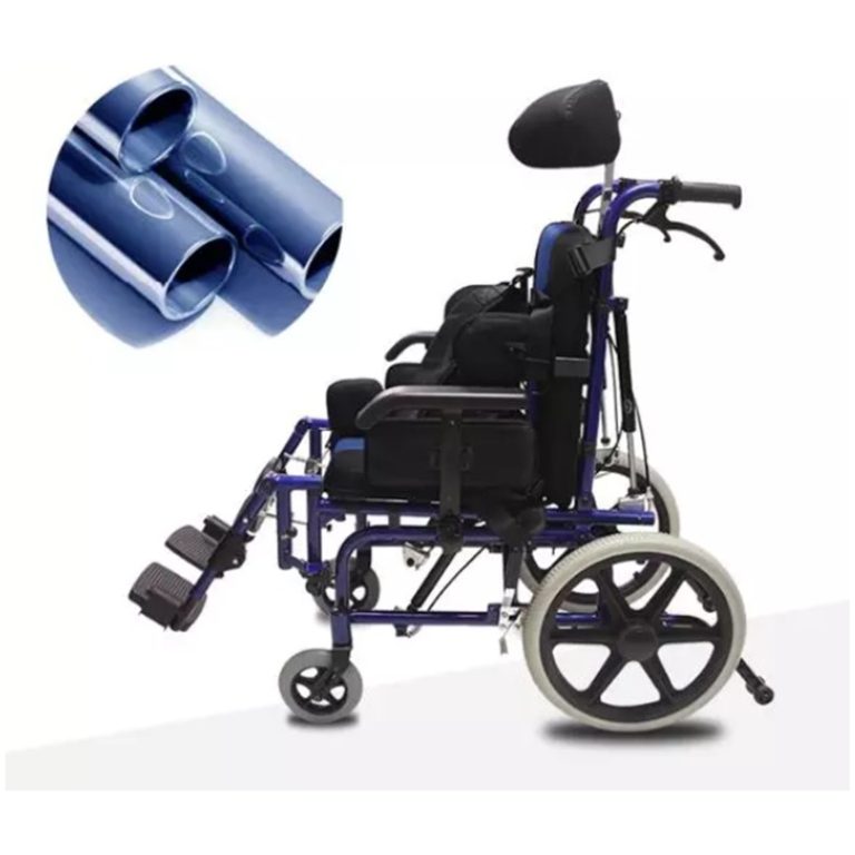 Reclining Tilting Seat Pediatric Wheelchair With Headrest And Legrests ...