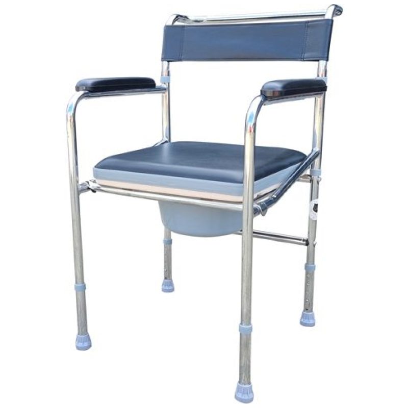 Adjustable Commode For Bedroom And Bathroom - Toilet Chair