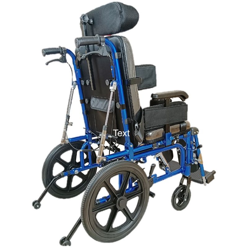 Reclining Tilting Seat Pediatric Wheelchair with Headrest and Legrests ...