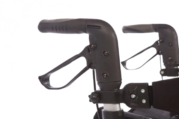 4-Wheel Rollator Deluxe - Folding Walking Frame for Elderly and ...