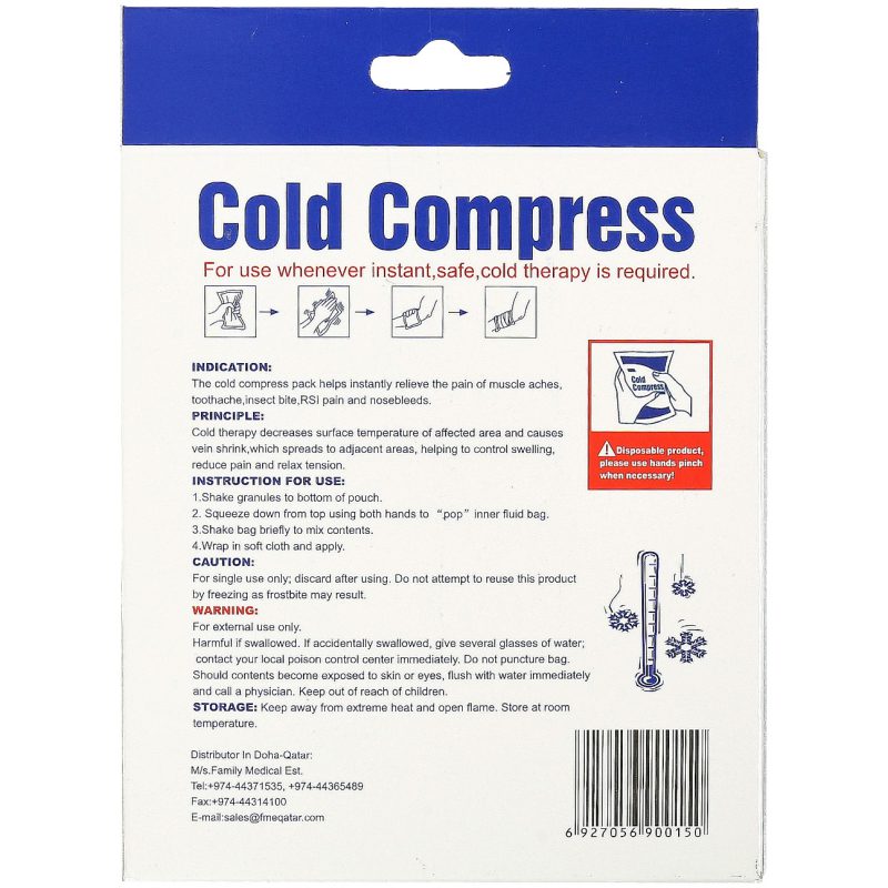 Instant Cold Compression Therapy Ice Pack: Safe And Effective Pain ...