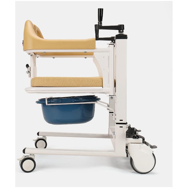Double-hand Control Manual Transfer Commode Wheelchair - Empower ...