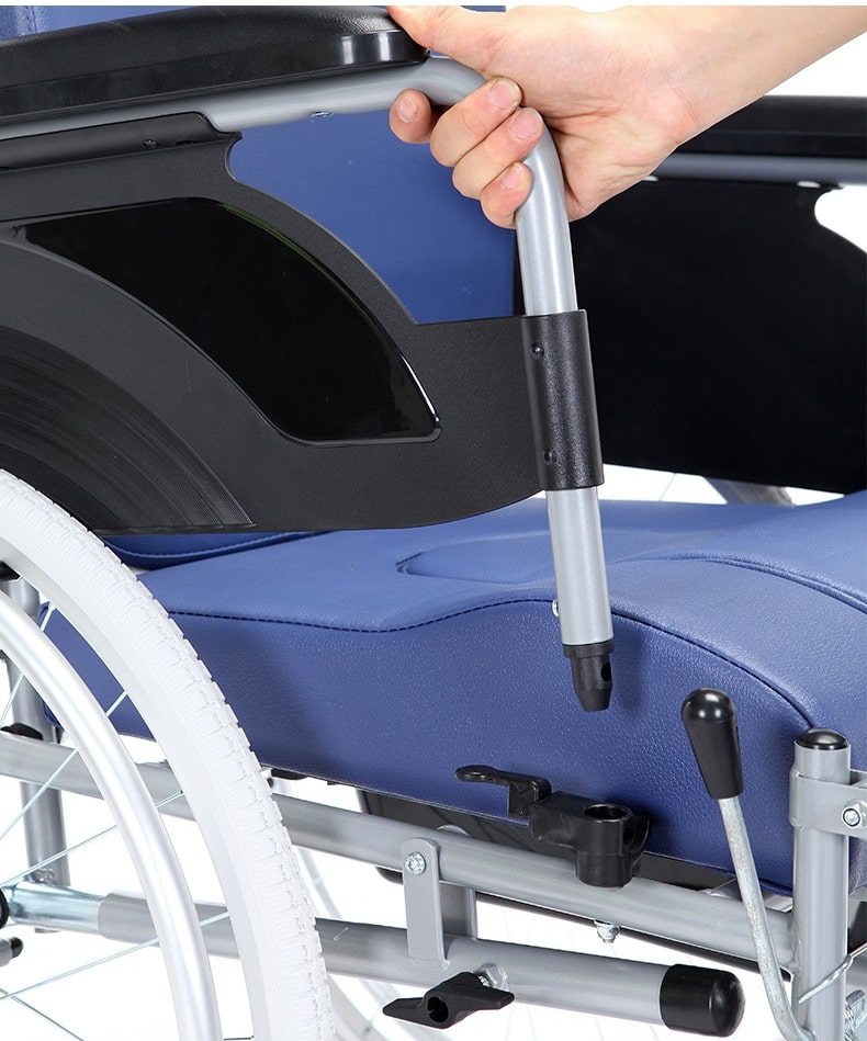Big Rear Wheels Manual Tilt Wheelchair: Enjoy Stability Over Various ...