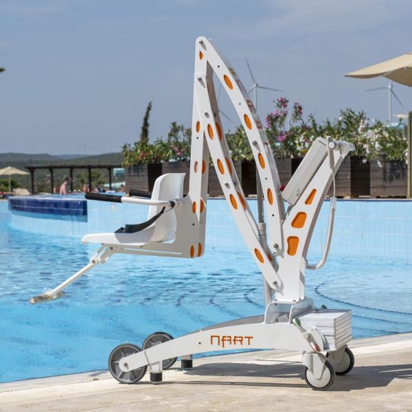 Portable Pool Lift For Swimming Pool - Blue One - Gilani Mobility