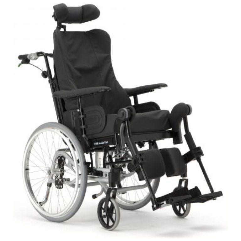 Big Rear Wheels Manual Tilt Wheelchair: Enjoy Stability Over Various ...