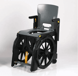 WheelAble Travelling Commode And Shower Chair (Portable)