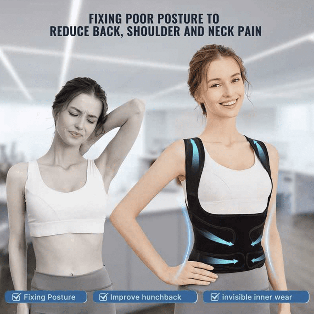 Buy Back Brace Posture Corrector For Women And Men